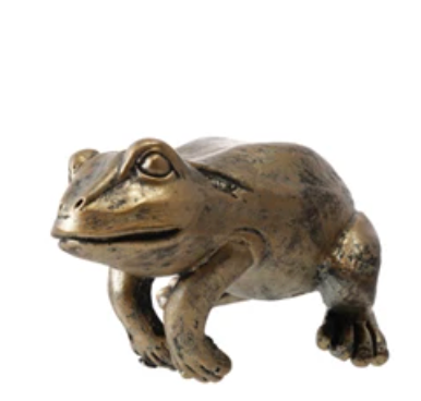 Resin Frog Pot Hanger, Distressed Gold Finish, 3 Styles – The Little ...