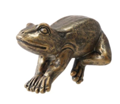 Resin Frog Pot Hanger, Distressed Gold Finish, 3 Styles – The Little ...